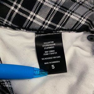 Hot Topic | Jeans | Hot Topic Ht Denim White Black Plaid Skinny High ...